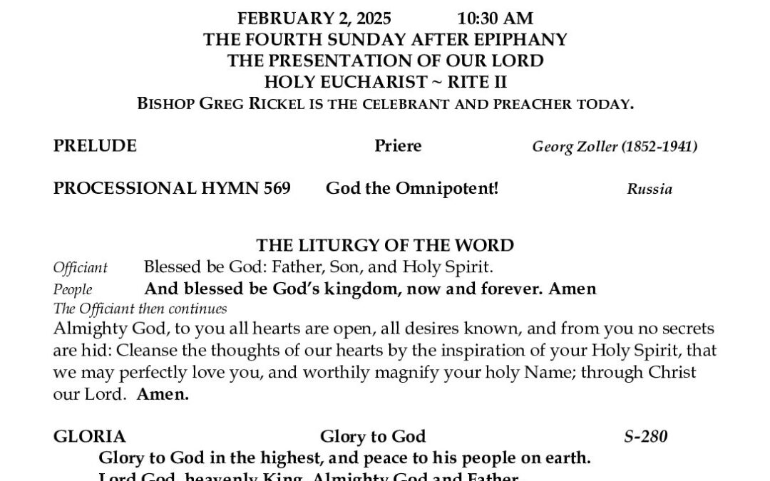 1030 AM Epiphany 4 2025 | All Saints Episcopal Church