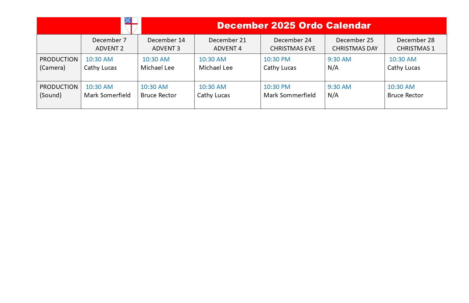 Ordo-Dec2025-R3 Slide 3 | All Saints Episcopal Church